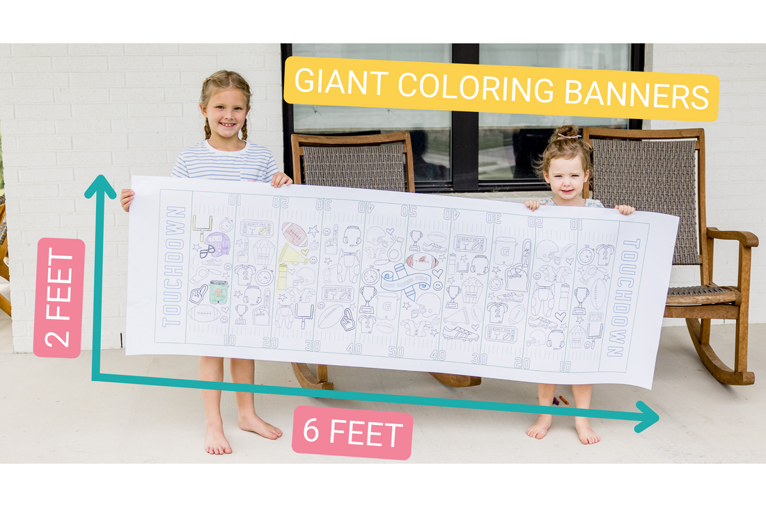 Busy Banners - Giant Coloring Banners