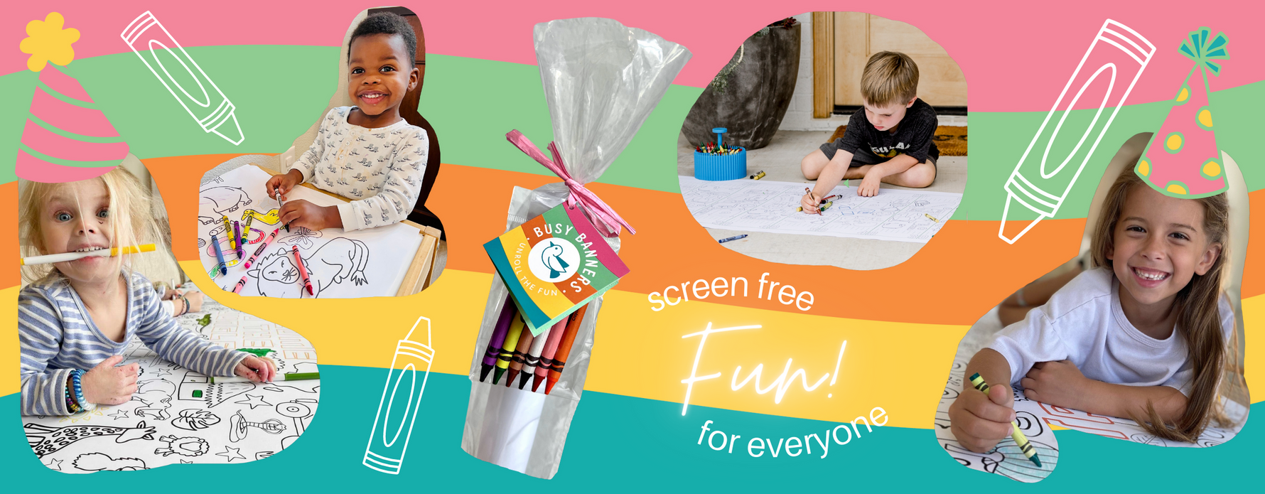 Busy Banners - Giant Coloring Banners