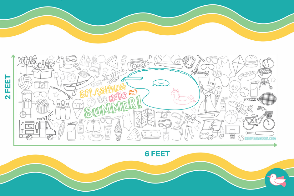 Busy Banners - Giant Coloring Banners