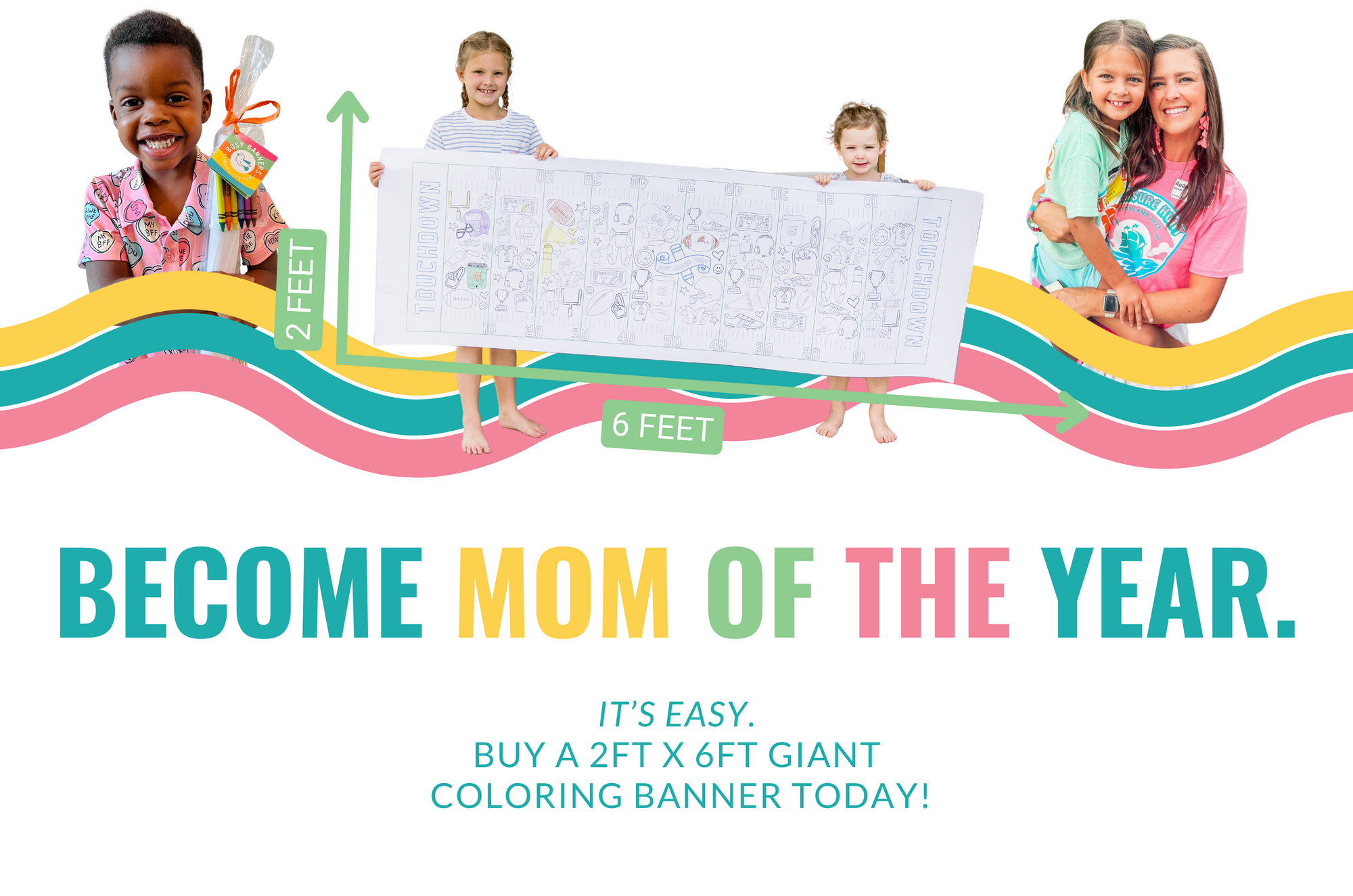 Busy Banners - Giant Coloring Banners