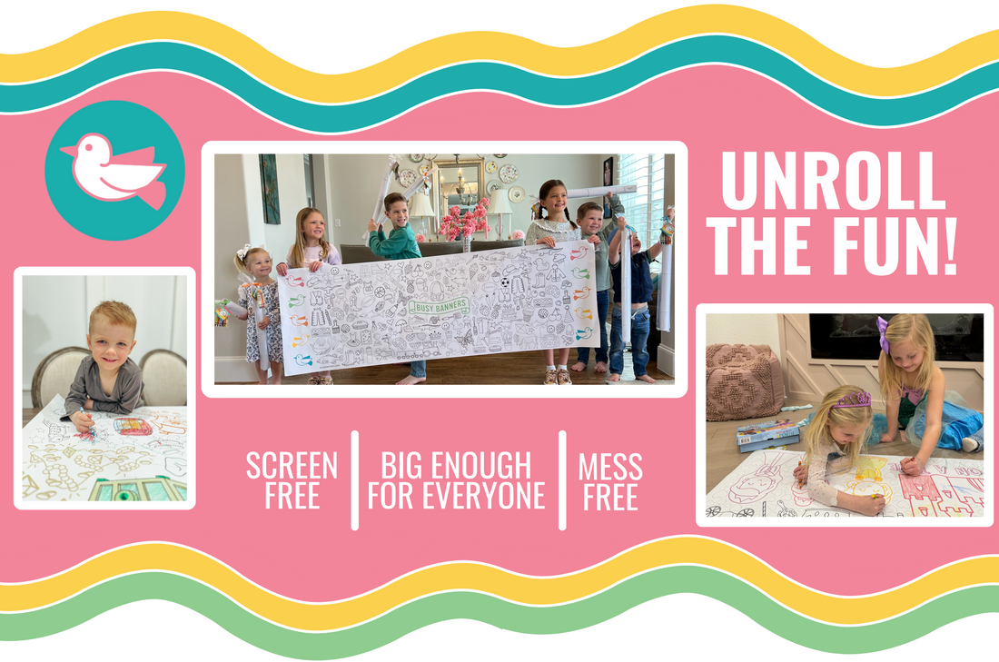 Busy Banners - Giant Coloring Banners