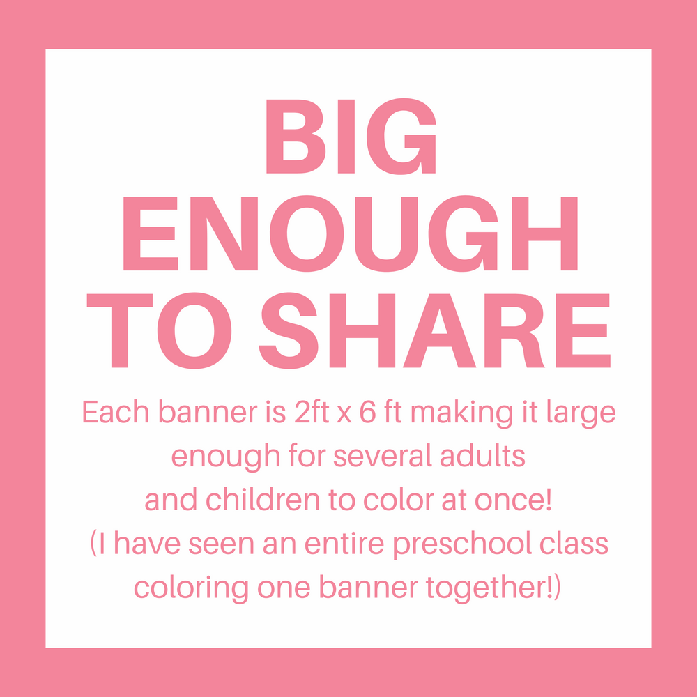 Busy Banners - Giant Coloring Banners